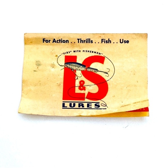 L&S Lures | Other | Vintage Ls Fish Lure Pamplet Insert | Poshmark